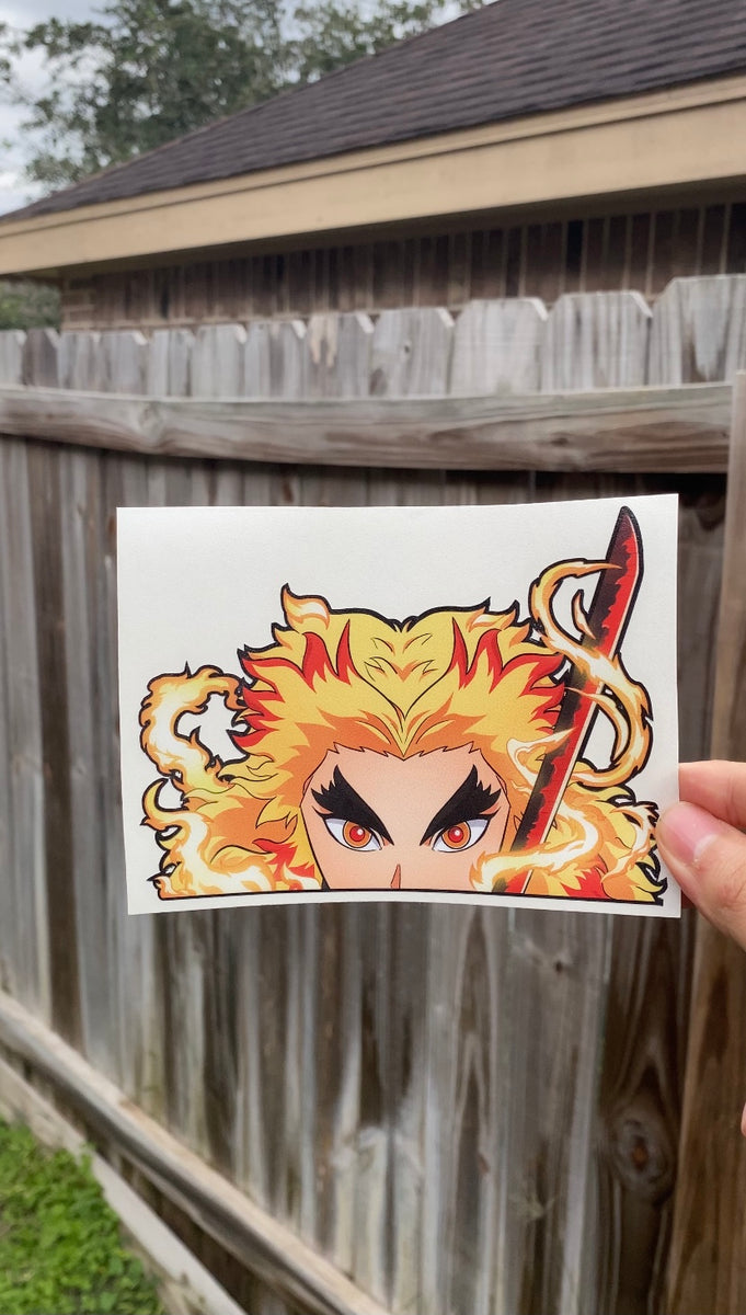 Rengoku Peeker Sticker – zeroblame
